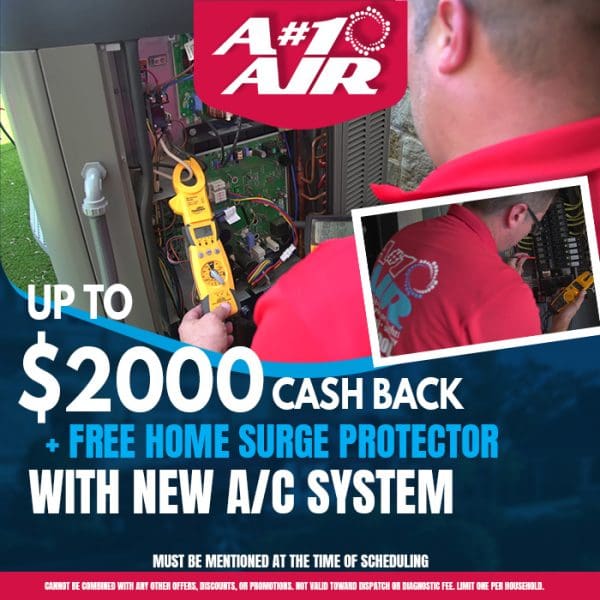 Specials | A#1 Air HVAC | Electrical | Plumbing